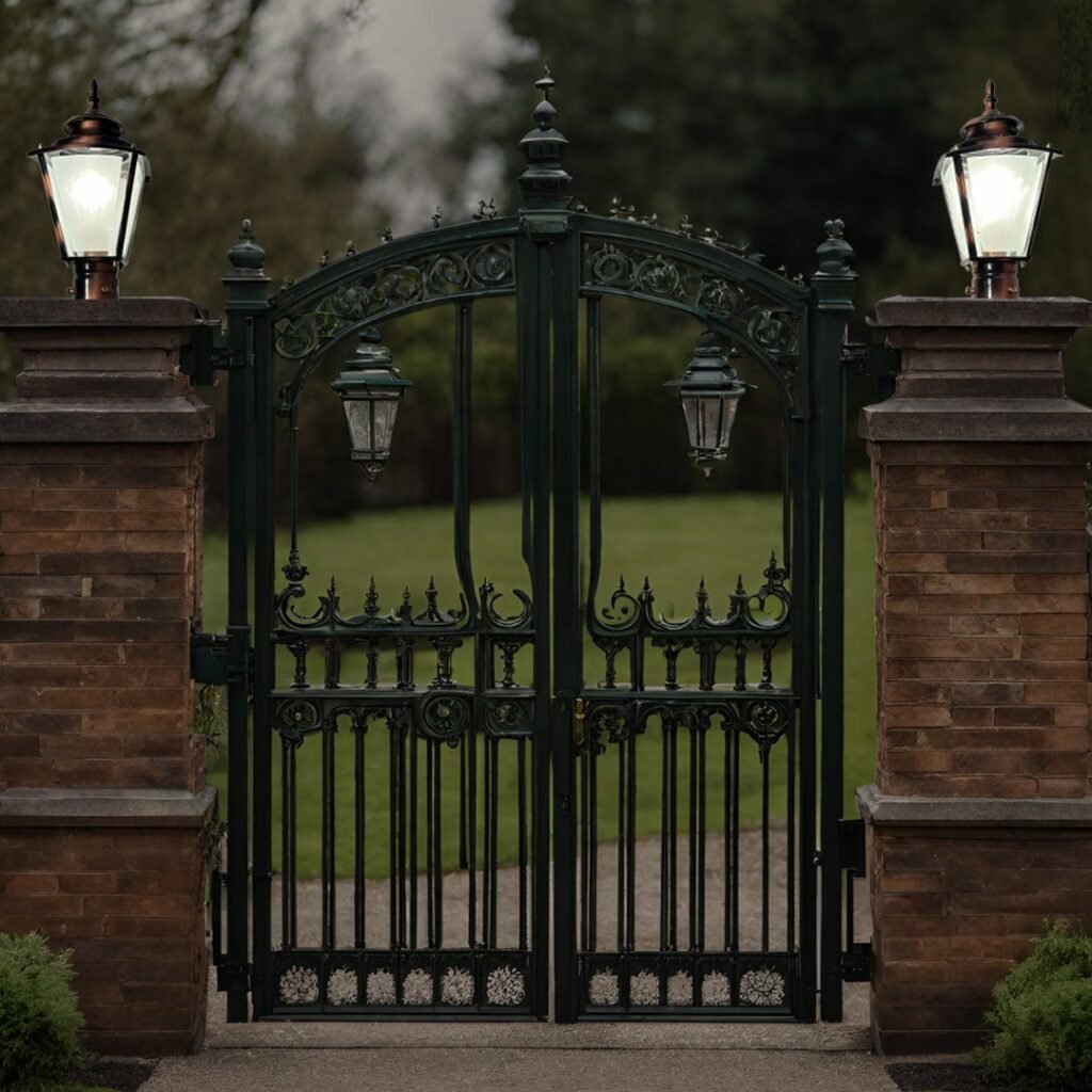 Eterna-Copper Gate Light - Kyess Lighting