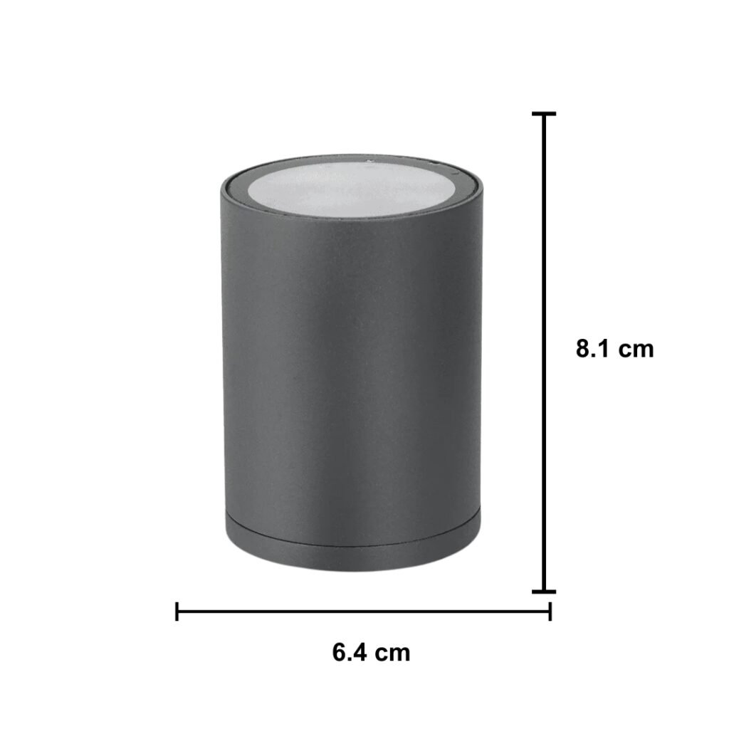 Modern Zen Ceiling Surface Light (Round) GU10 Holder, Aluminium & Glass ...