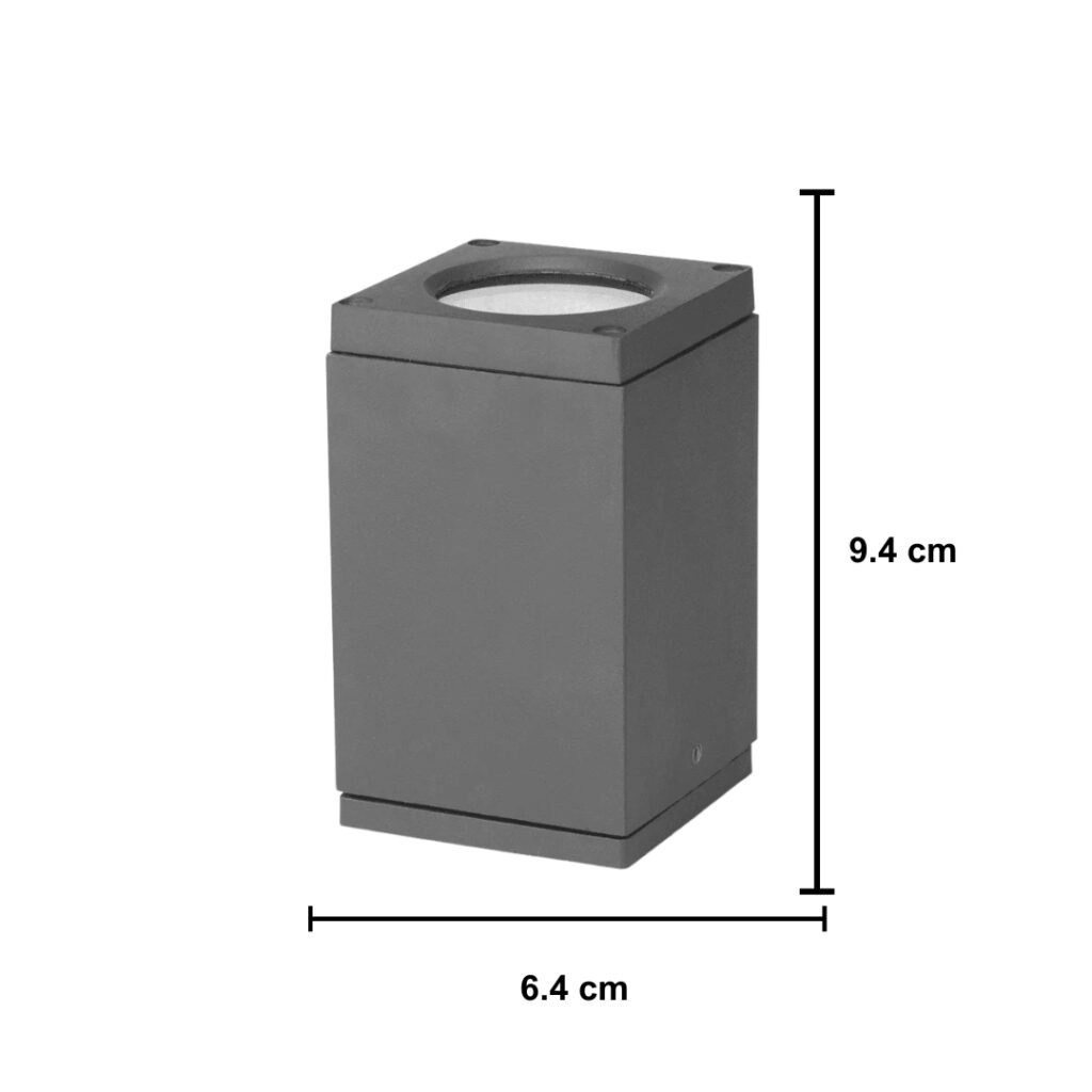 Modern Zen Ceiling Surface Light (Square) GU10 Holder, Aluminium ...